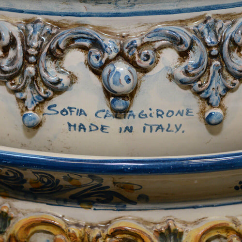 Italian Pottery SOFIA | Handmade Sicilian ceramics